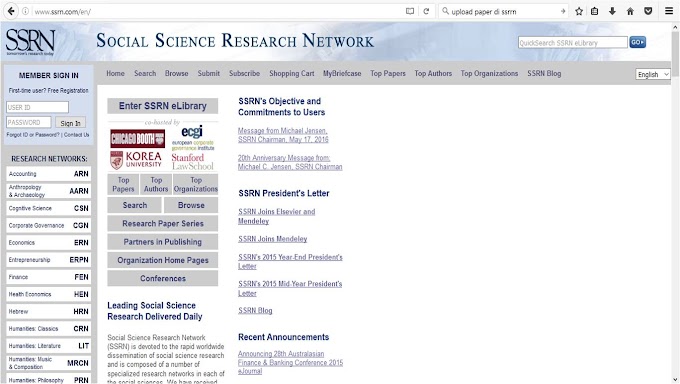 Submited Naskah di SSRN