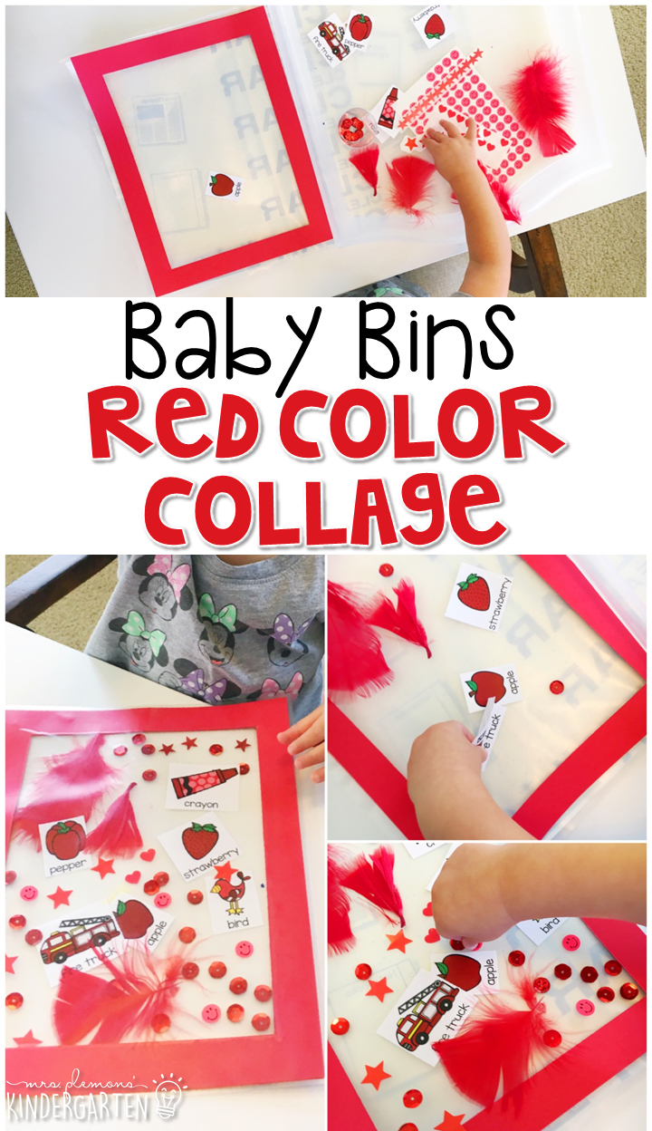 Baby Bins: Red Theme - Mrs. Plemons' Kindergarten | Color red ...