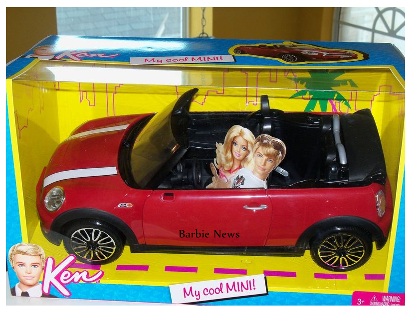 Barbie News: Barbie Ken 'My Cool Mini Cooper' na caixa ...