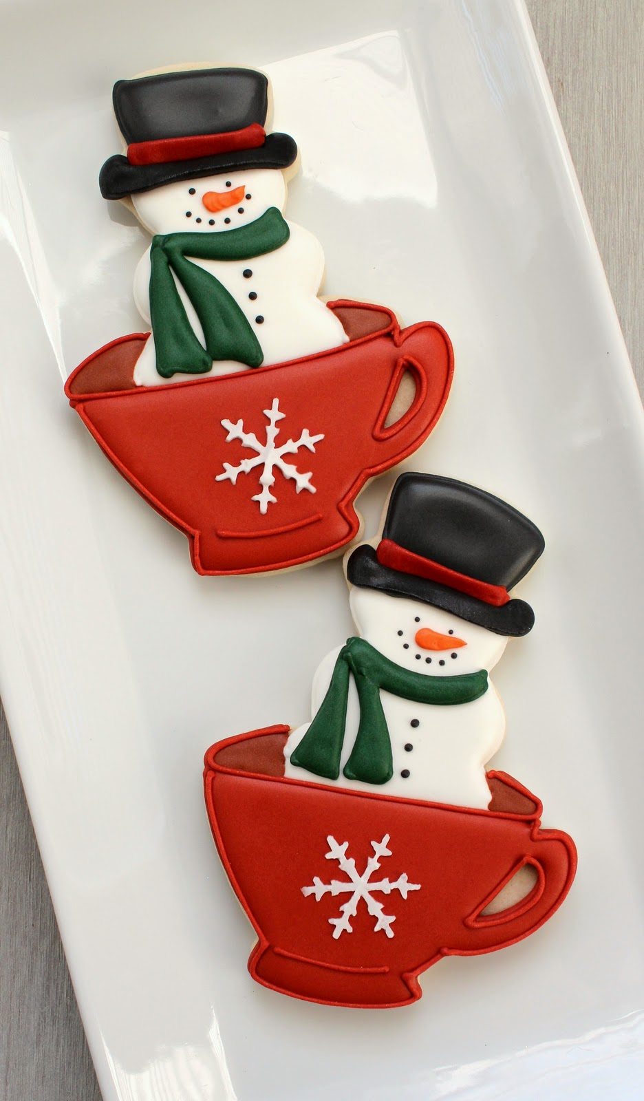 Snowman Teacups -- Guest Post from Sweet Sugarbelle