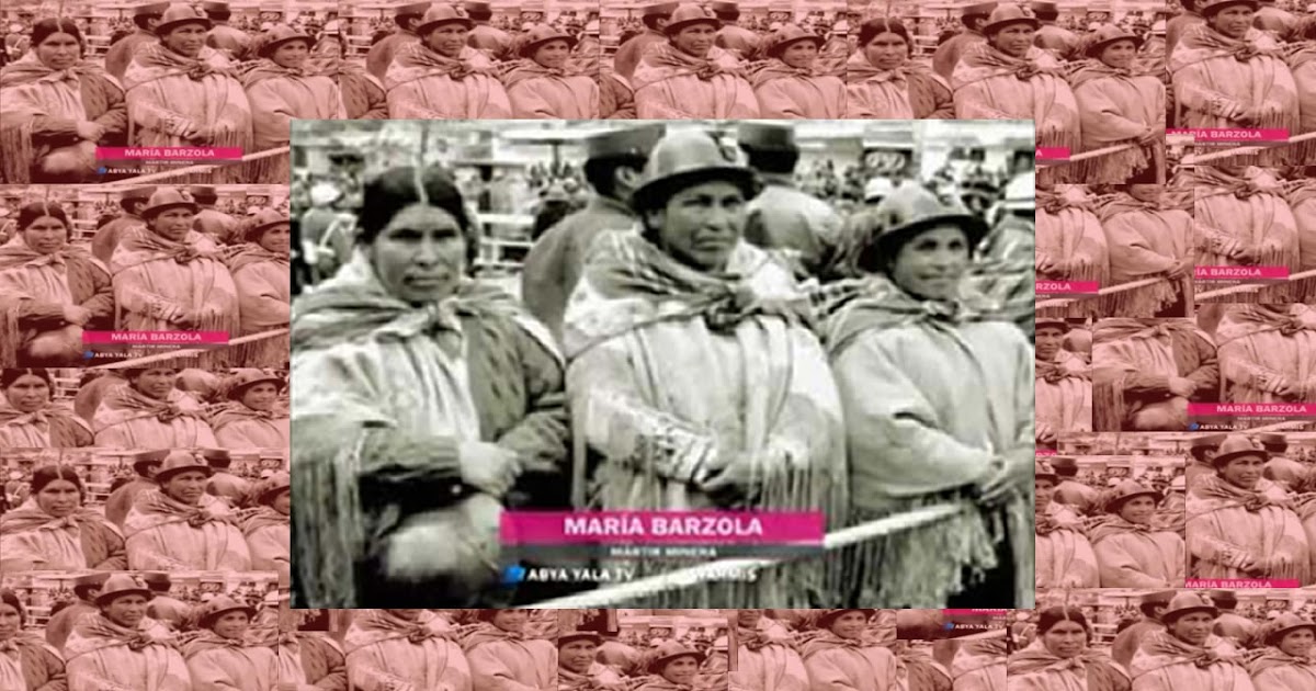 MARÍA BARZOLA um nome sem história, dentro da história que sempre se ...