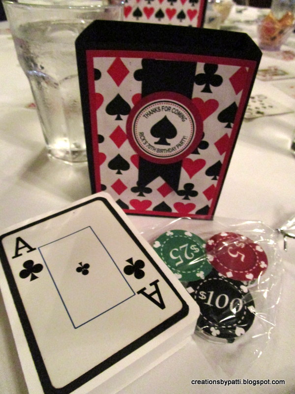 Creations by Patti: Poker Themed Birthday Party