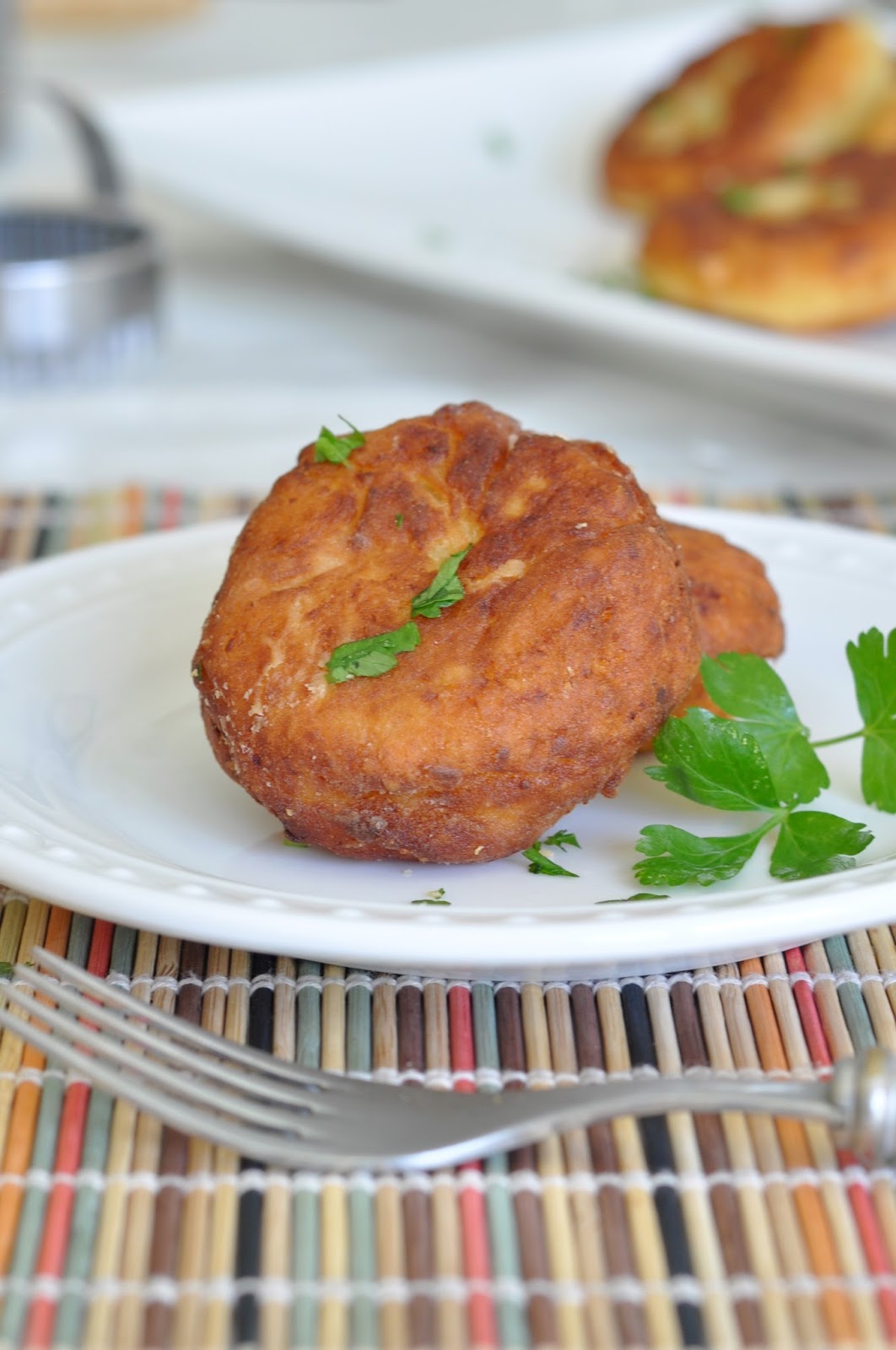 Cooking with Manuela: Potato Patties with Ham and Cheese