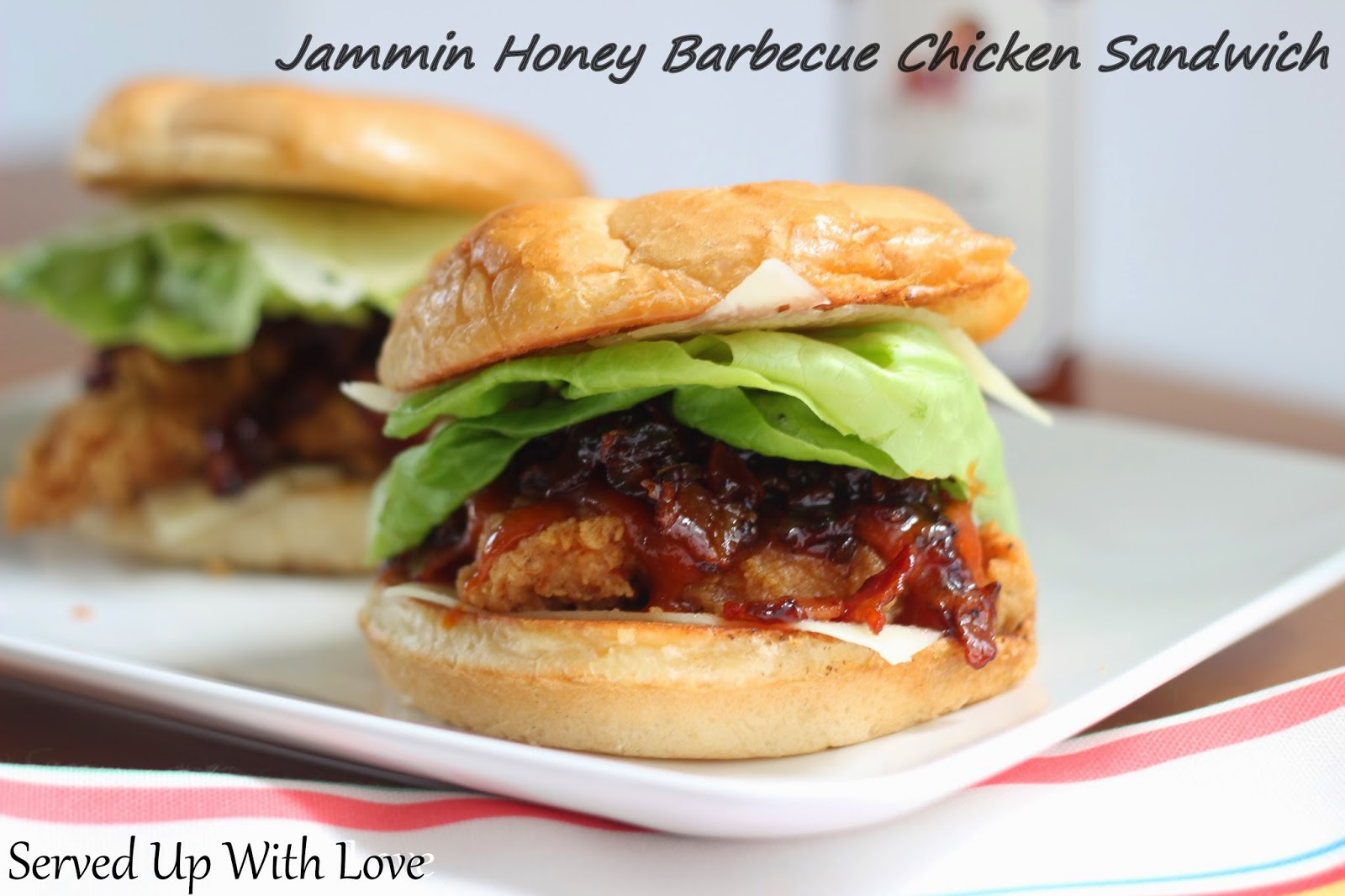 A Saucy Mama Recipe: Jammin Honey Barbecue Chicken Sandwich - World ...