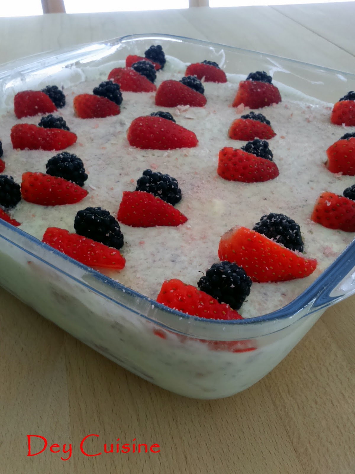 Dey cuisine: Tiramisu aux fruits rouges