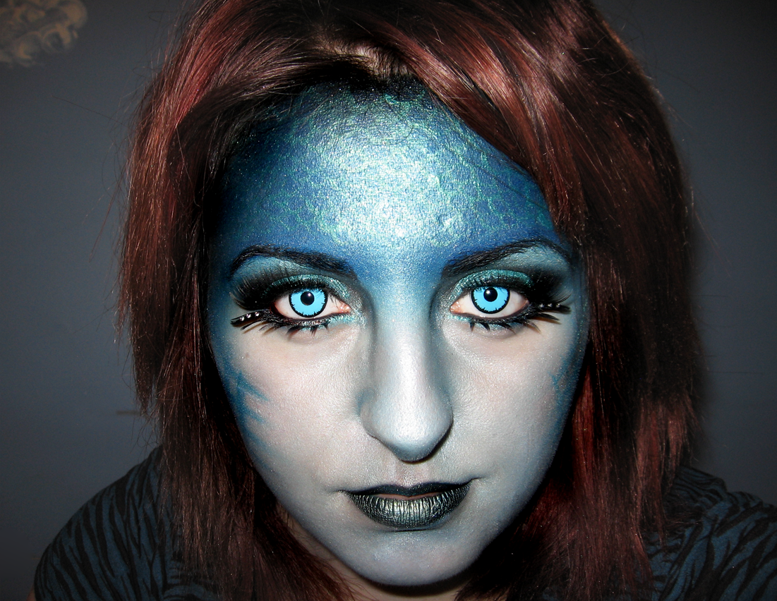 Makeup by a 20-Something: Sea Nymph / Nereid Dramatic Makeup