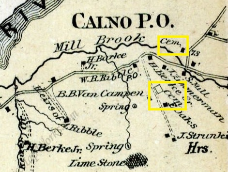 Minisink Valley Genealogy: 1874 Beers Map of the Old Mine Road ...
