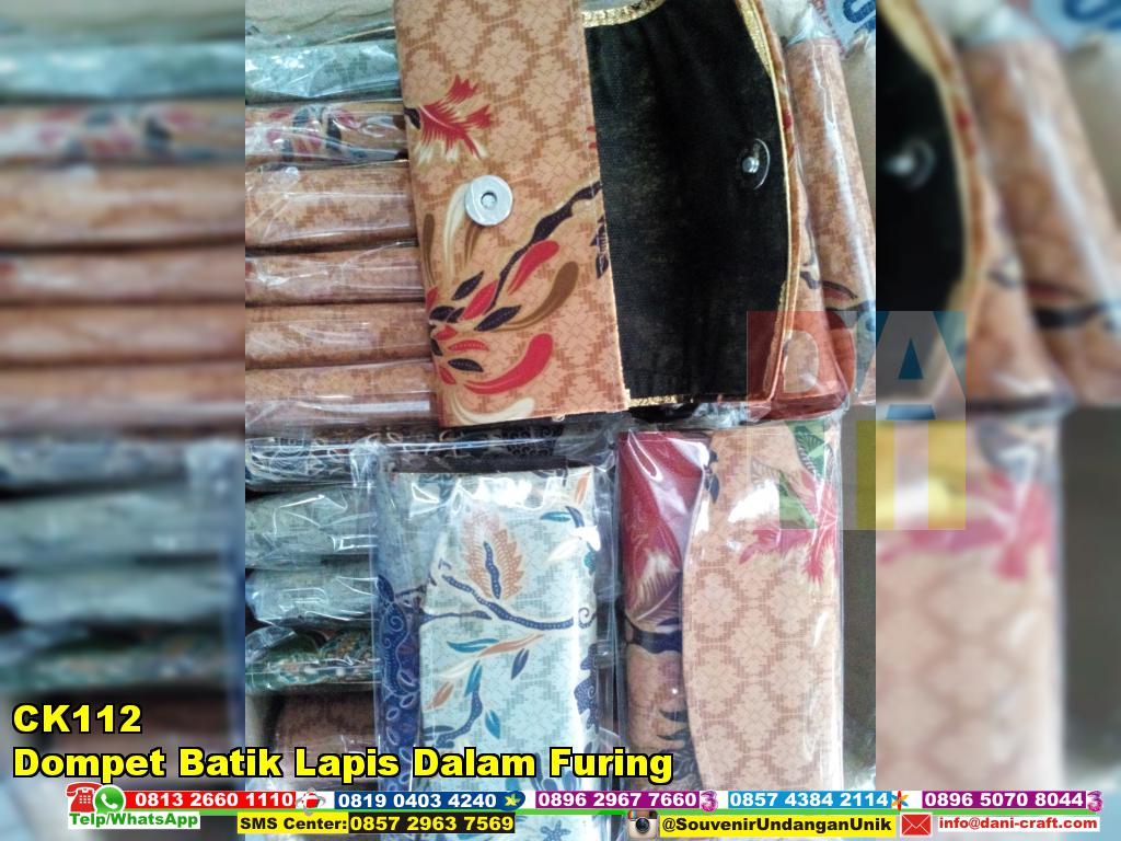 Dompet Batik Lapis Dalam Furing | Souvenir Pernikahan