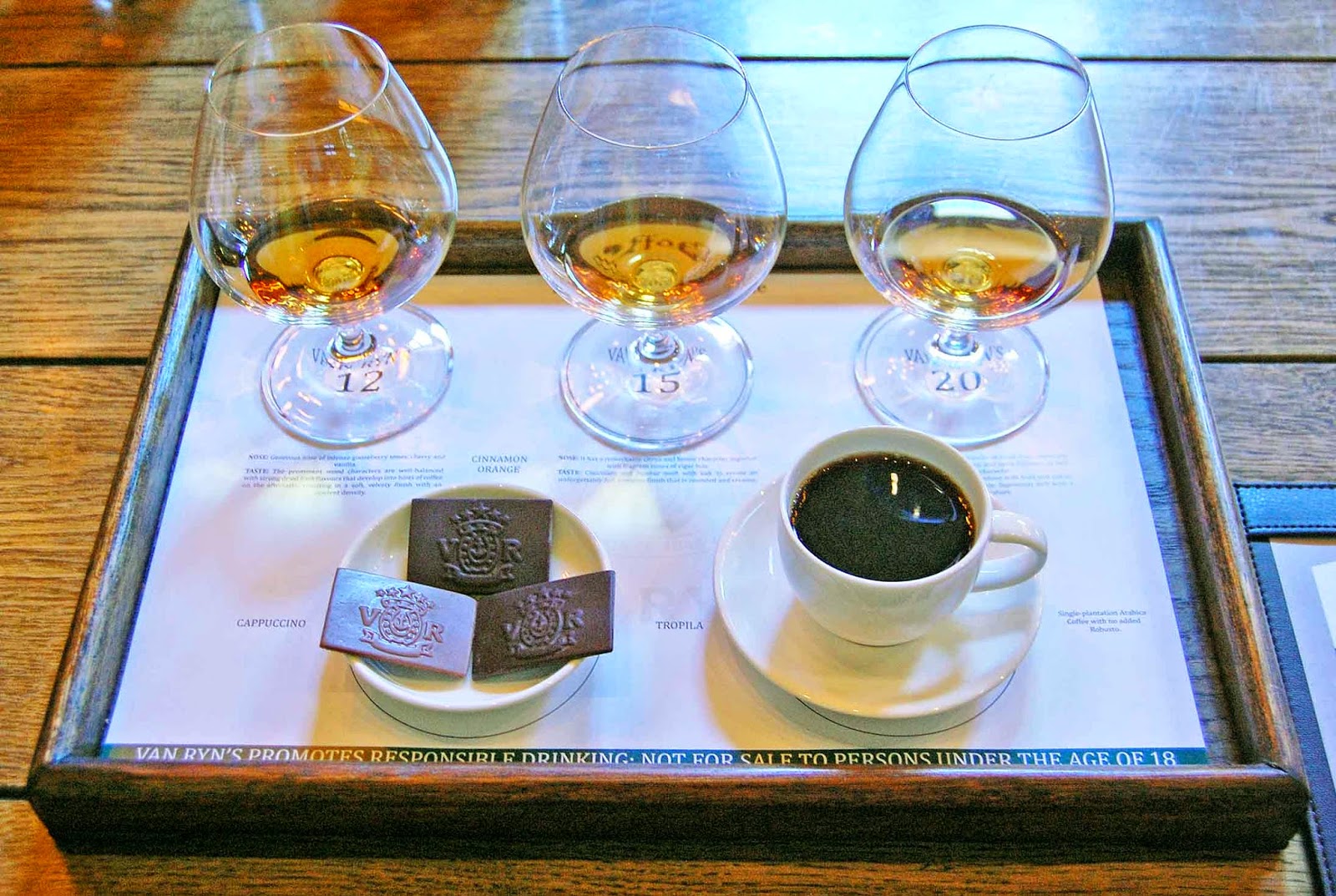 .: Van Ryn brandy tasting and tour