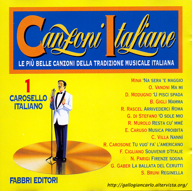 AA.VV. "Canzoni Italiane" 1 Carosello Italiano CD – – Fotografie ed altro