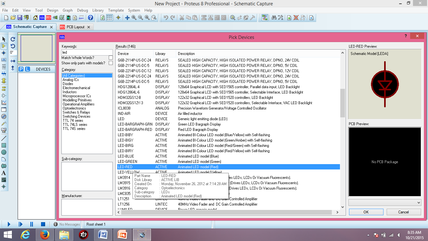 WELCOME TO MY BLOG: Rangkaian Logic Probe Dalam Bentuk Proteus