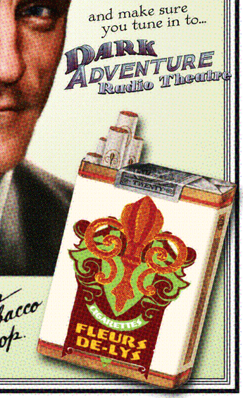 Fleurs De-Lys Cigarette Pack Wrapper Papercraft | Papercraft Paradise ...