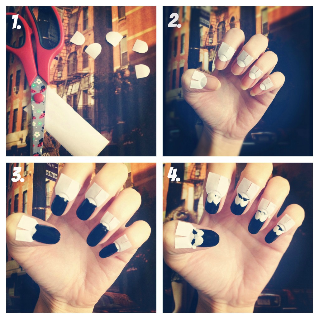 peter pan collar nail art! — Caroline Burke | Burkatron