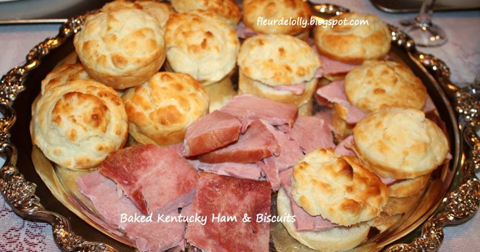 Fleur de Lolly: Baked Kentucky Ham with Biscuits