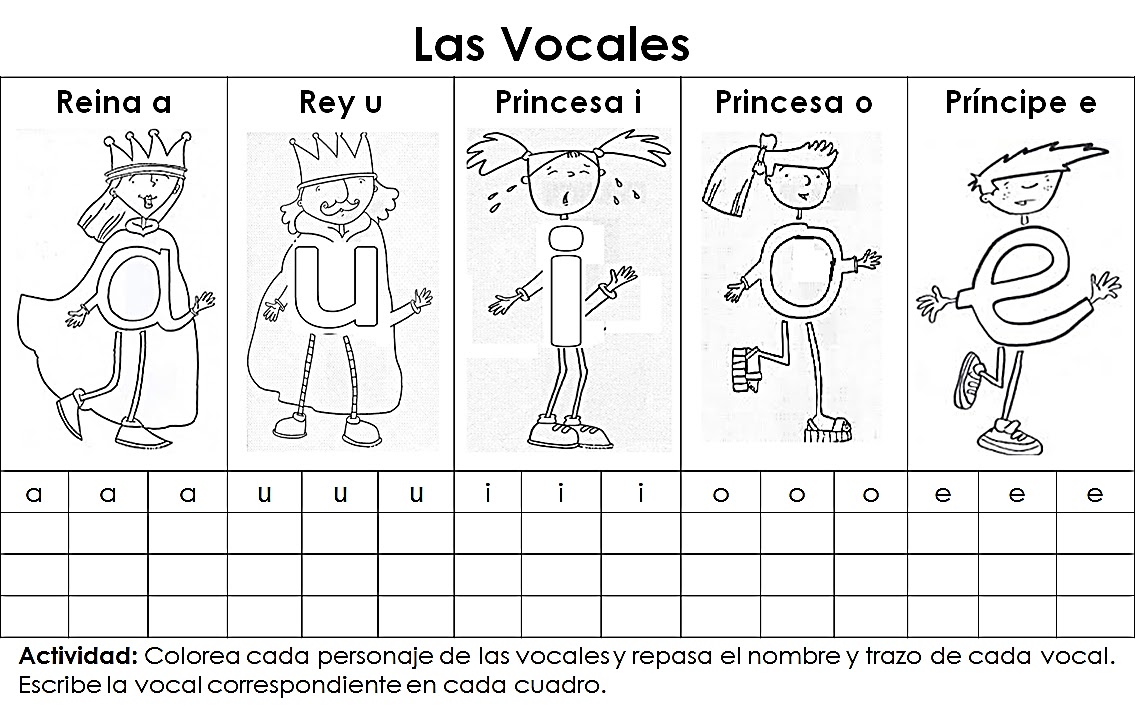 Gotitas del saber - Preescolar: La familia real de letrilandia