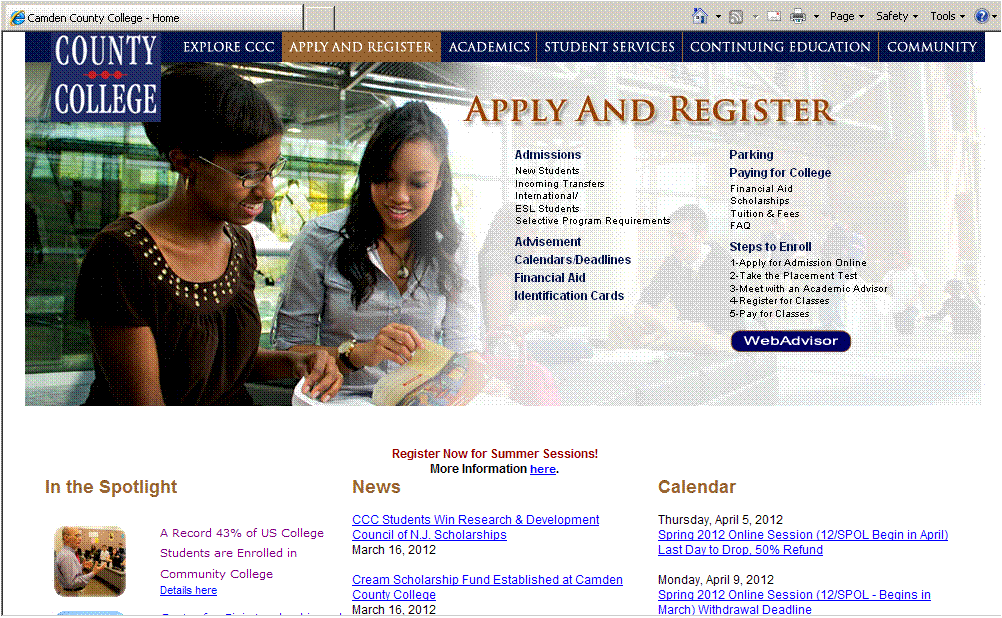 Managing Technology at Camden County College