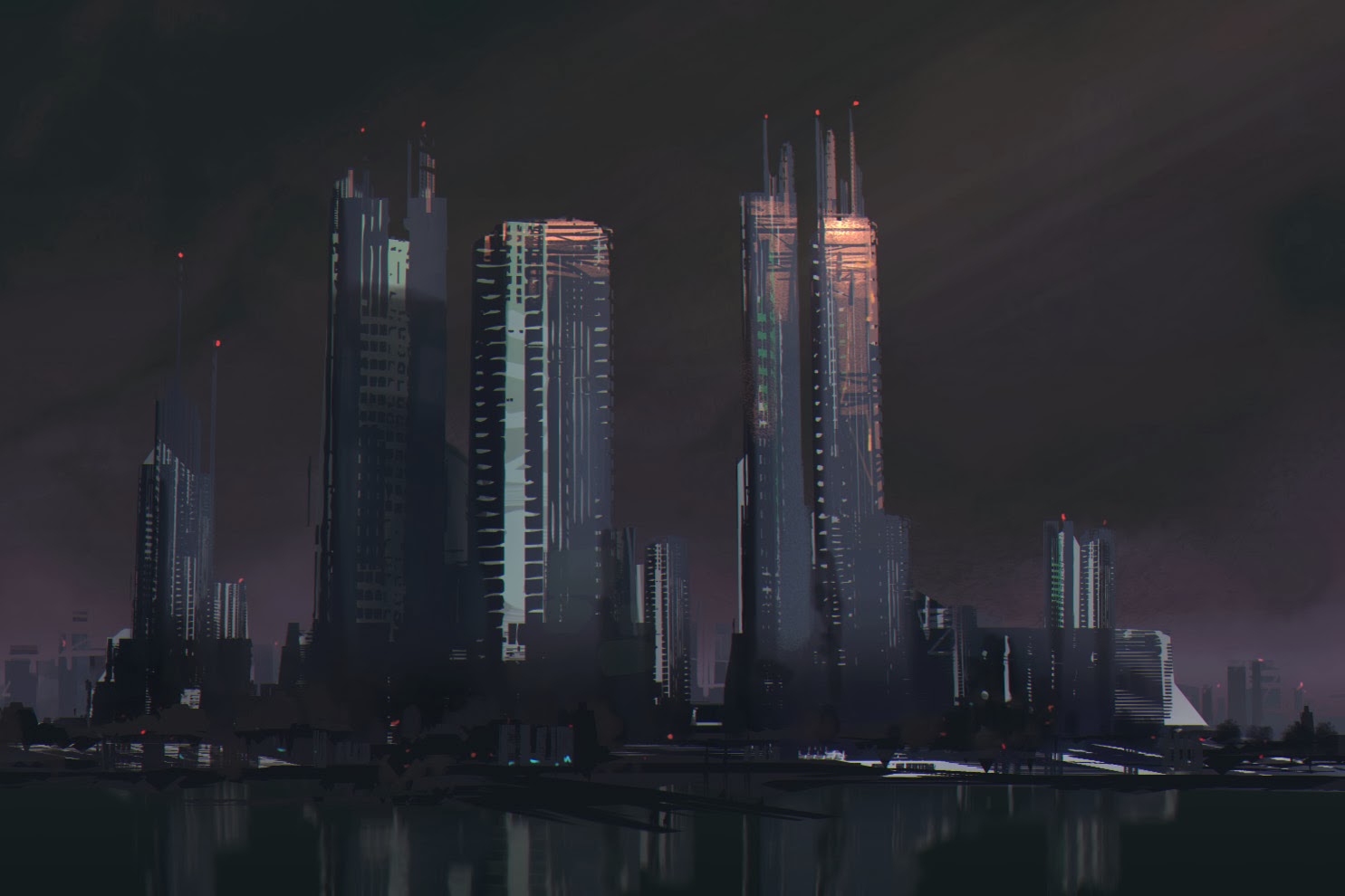 Artanas Land: Ominous CityScape