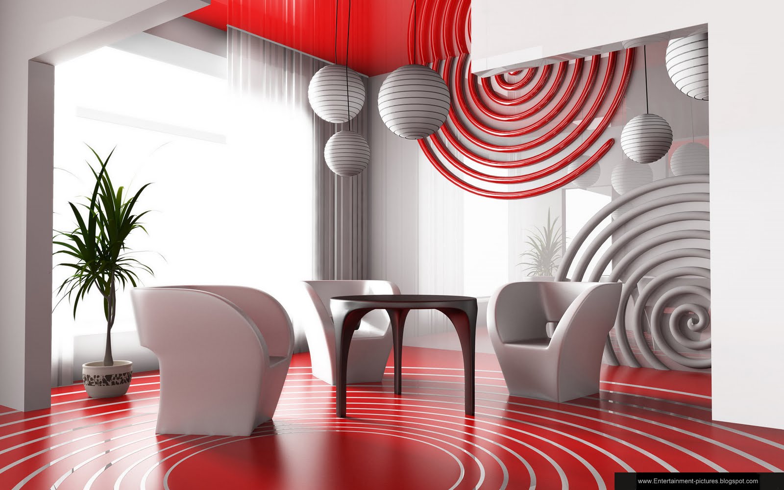 Wallpaper High Quality: HD Design of an interior of the house 1