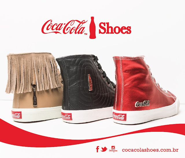Tênis botinhas Coca-cola shoes - Coca-Cola.Design.news
