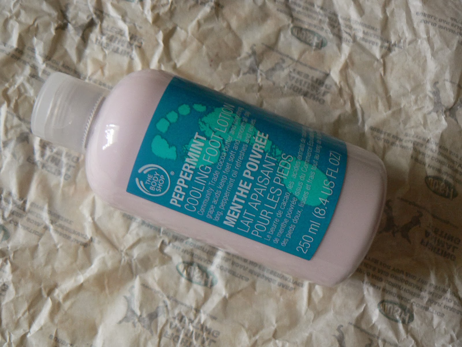 TehTeh Uncovered ®: REVIEW: The Body Shop Peppermint Cooling Foot Lotion