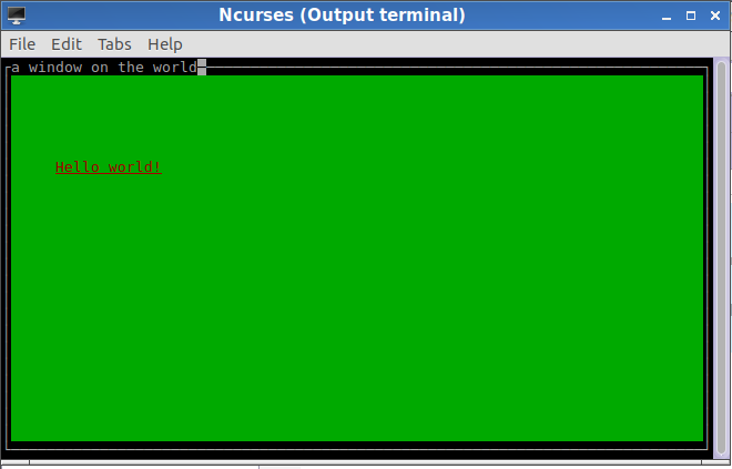 Captain Bodgit Gambas Cli Programming Ncurses Text Based User Interface