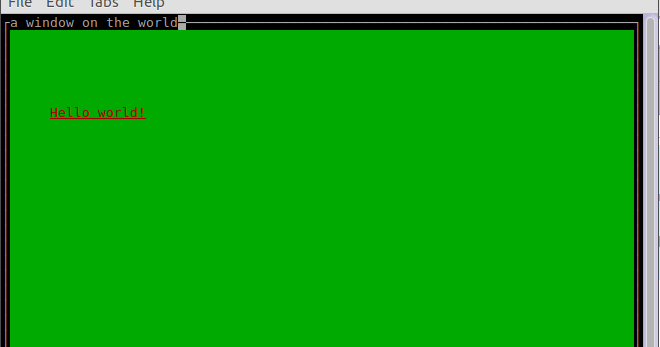 Captain Bodgit Gambas Cli Programming Ncurses Text Based User Interface