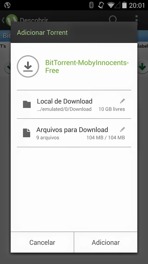 World Maximum©: Aplicativo µTorrent® para dispositivos Android