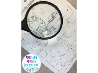 Centre ideas for FSL - Primary French Immersion Resources