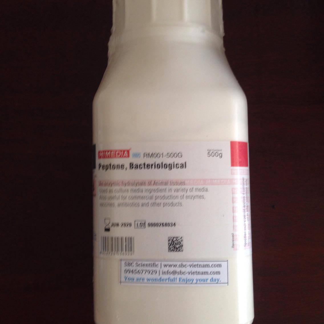 HIMEDIA RM001-500G PEPTONE, Bacteriological, 500 G PicClick, 59% OFF
