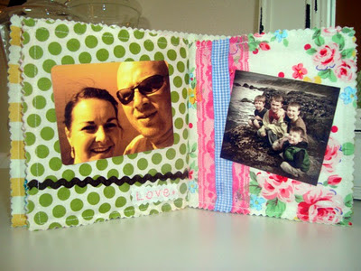 Christine's Favorite Things: Fabric Scrapbook