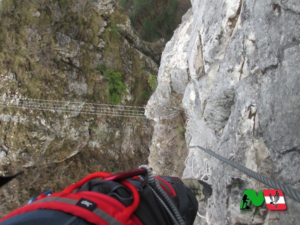 Montagne di escursioni: Ferrata Anelli delle Anguane
