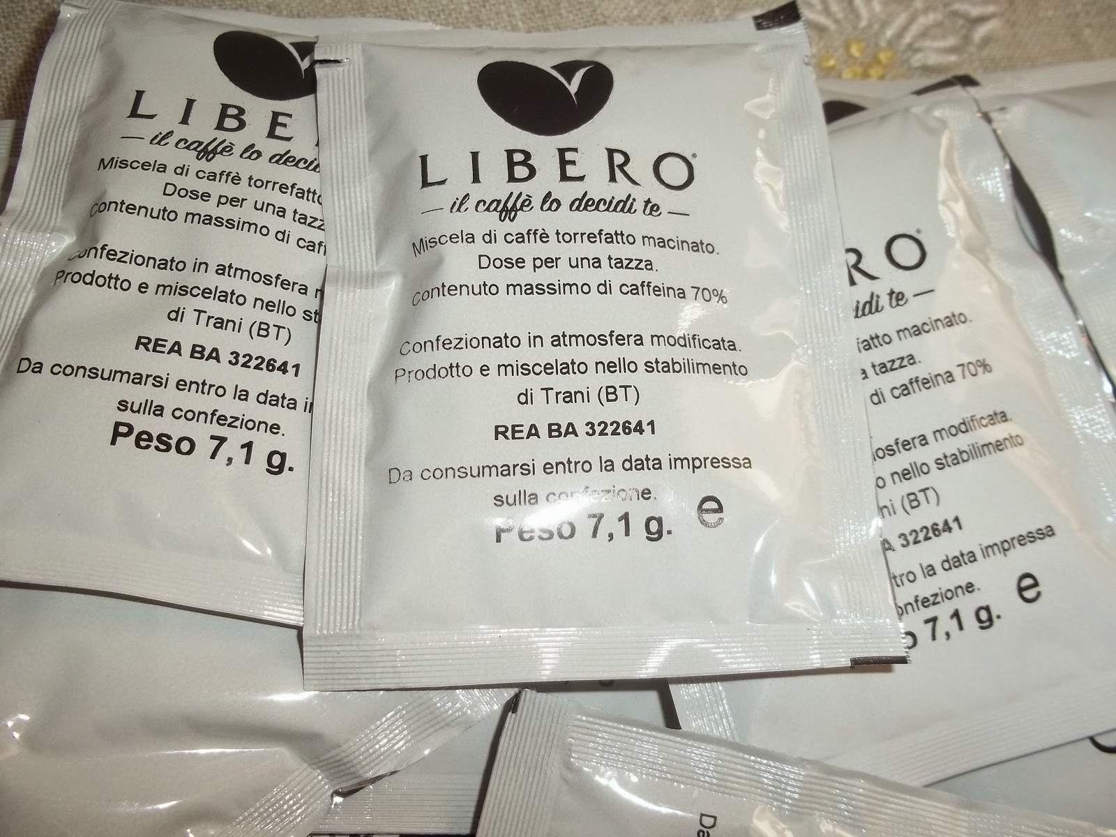 Libero caffè' il caffè' lo decidi te per una pausa relax