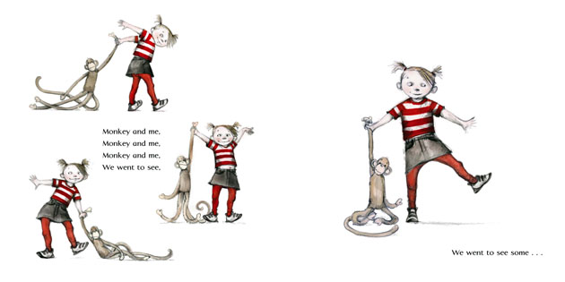 We read it like this: Monkey and Me: Time for Charades!