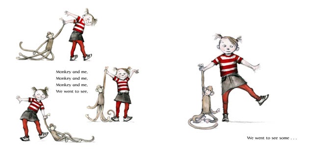 Lo leemos así: Mi mono y yo: preparados, listos... ¡mímica!