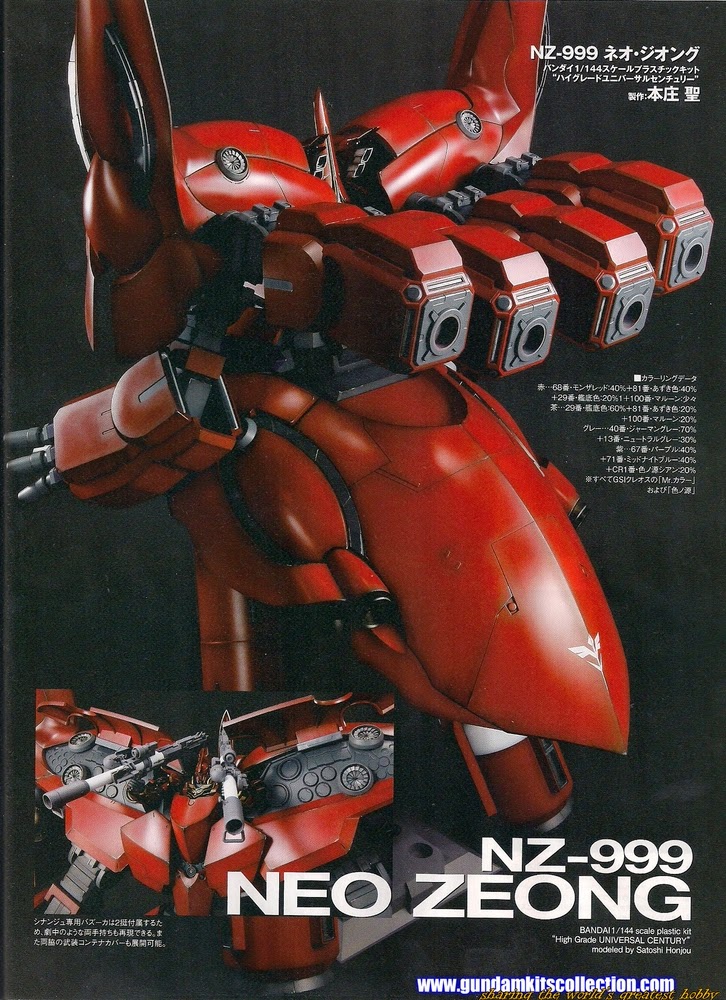 HGUC 1/144 Neo Zeong Painted Build - Gundam Kits Collection News and ...