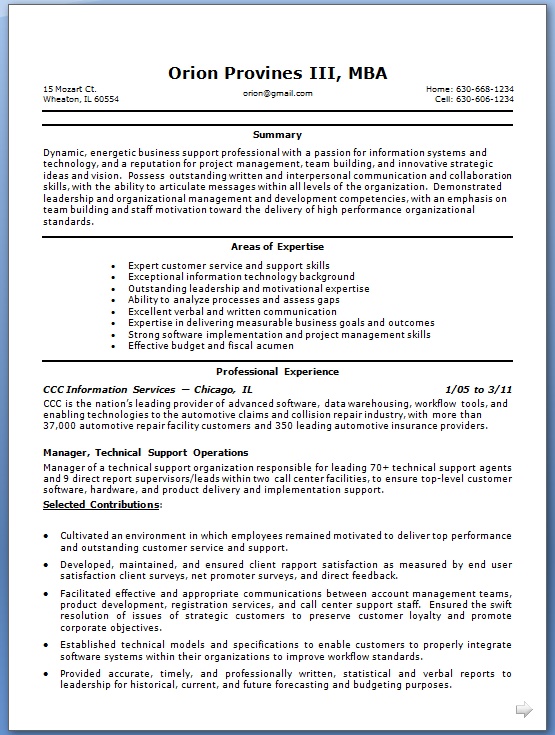 Ccc Information Services Resume Format In Word Free Download