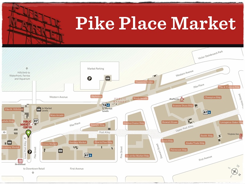 Pike Place Public Market, Seattle - Discover . Book . Travel