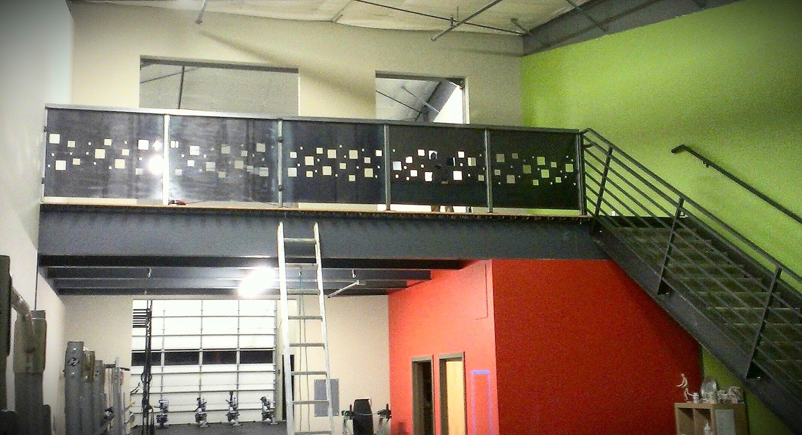 metalbox industrial designs: Mezzanine Railing