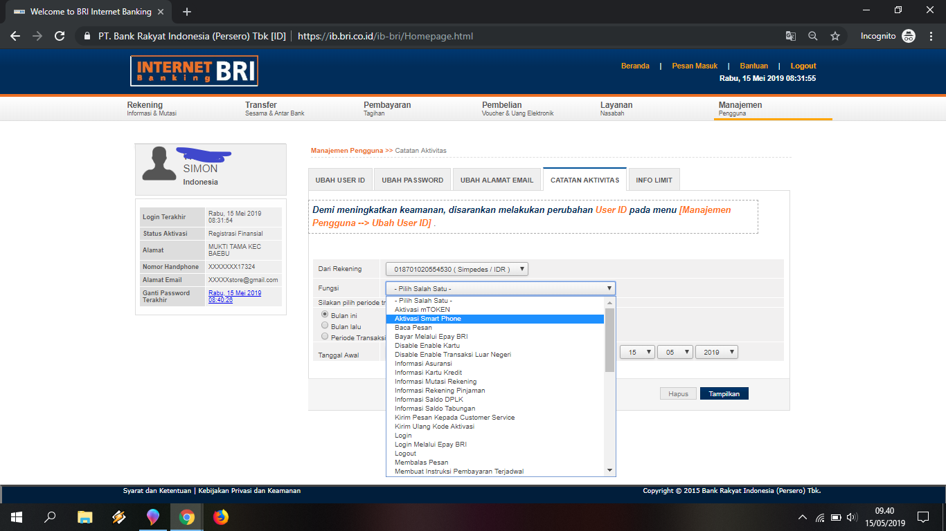 Cara Cek Mutasi Rekening BRI untuk Melihat Bukti Transfer Via Internet ...