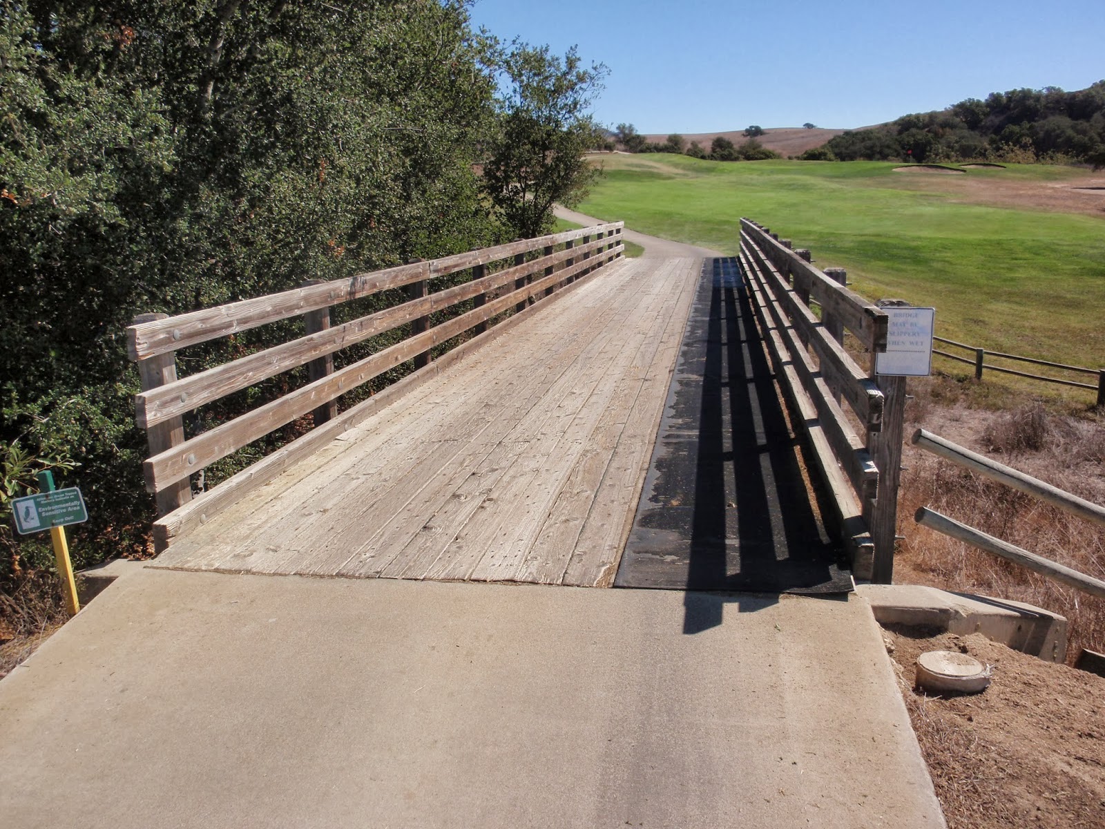SLO County Golf Courses: Resurfaced cart bridges