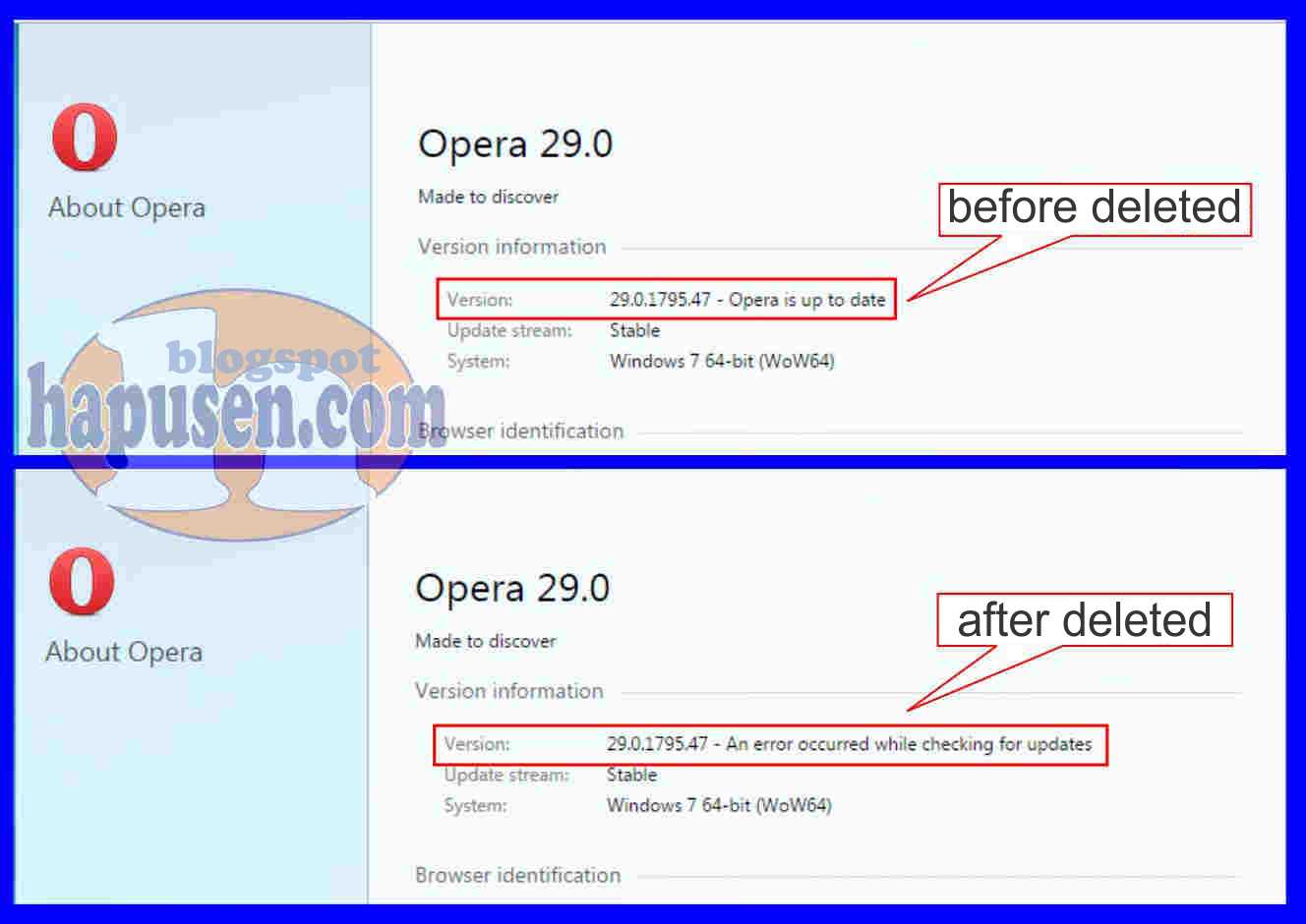 Turn Off Auto Update Opera Browser - Re Thing
