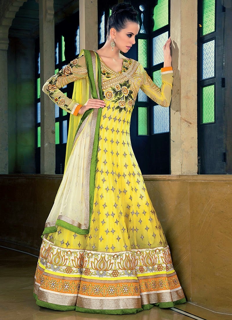 Modern Fashion: Alluring Anarkalis Magnificent Embroidered Anarkalis