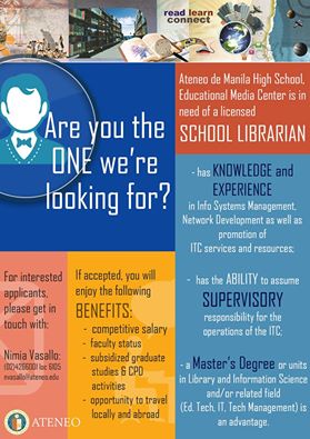 PLAI - Southern Tagalog Region Librarians Council: ADMU-HS Educ Media ...