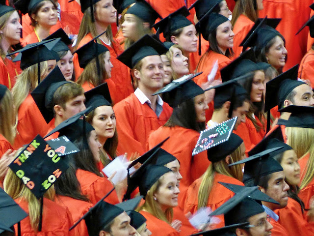 Congratulations, Philippe. You're a college graduate!