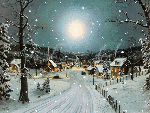 Imágenes y gifs Paisajes nevados para descargar - TODO NAVIDAD