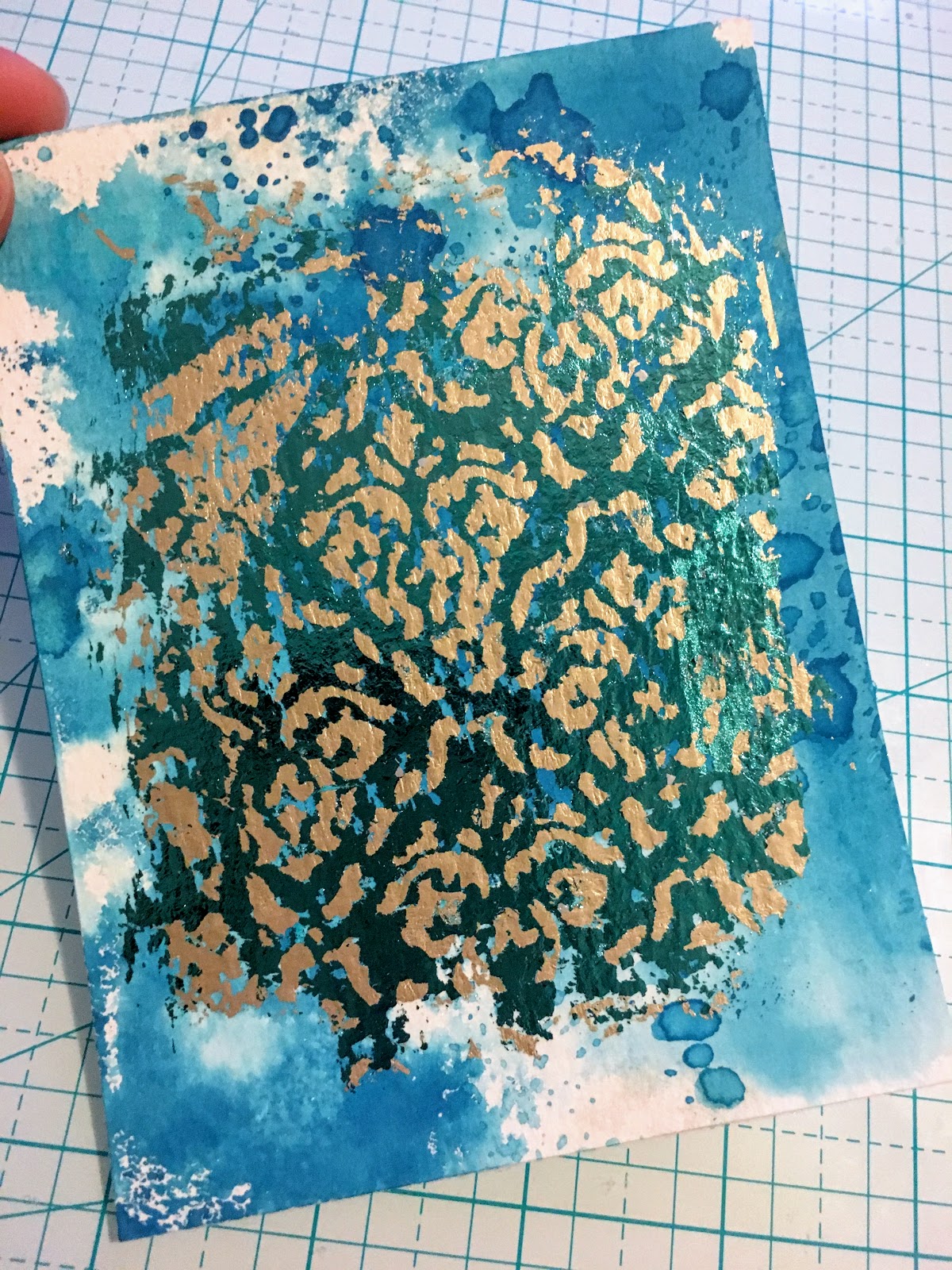 TFJB Inspiration Ave: Saturday Showcase - Mixed Media Foiling Techniques