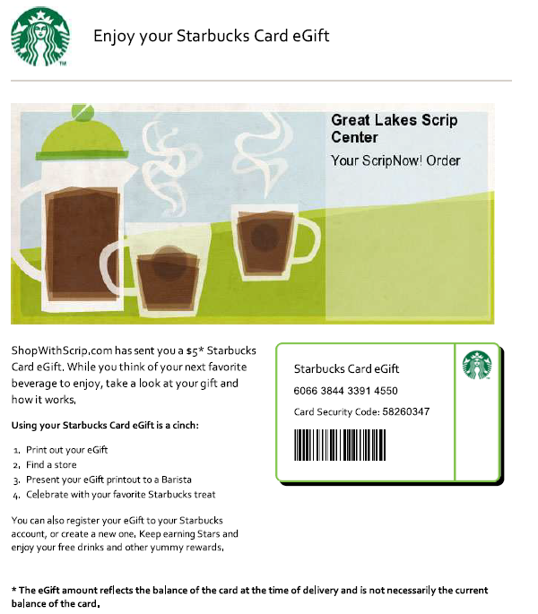 Printable Starbucks Order Form - Printable Forms Free Online
