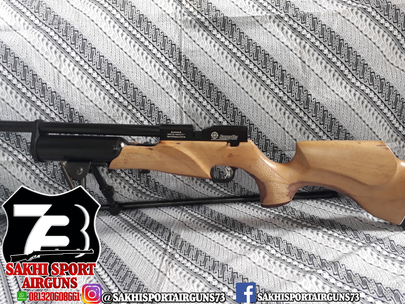 Senapan Gas / PCP BOCAP 220cc Bogel Sangatha - SSA73