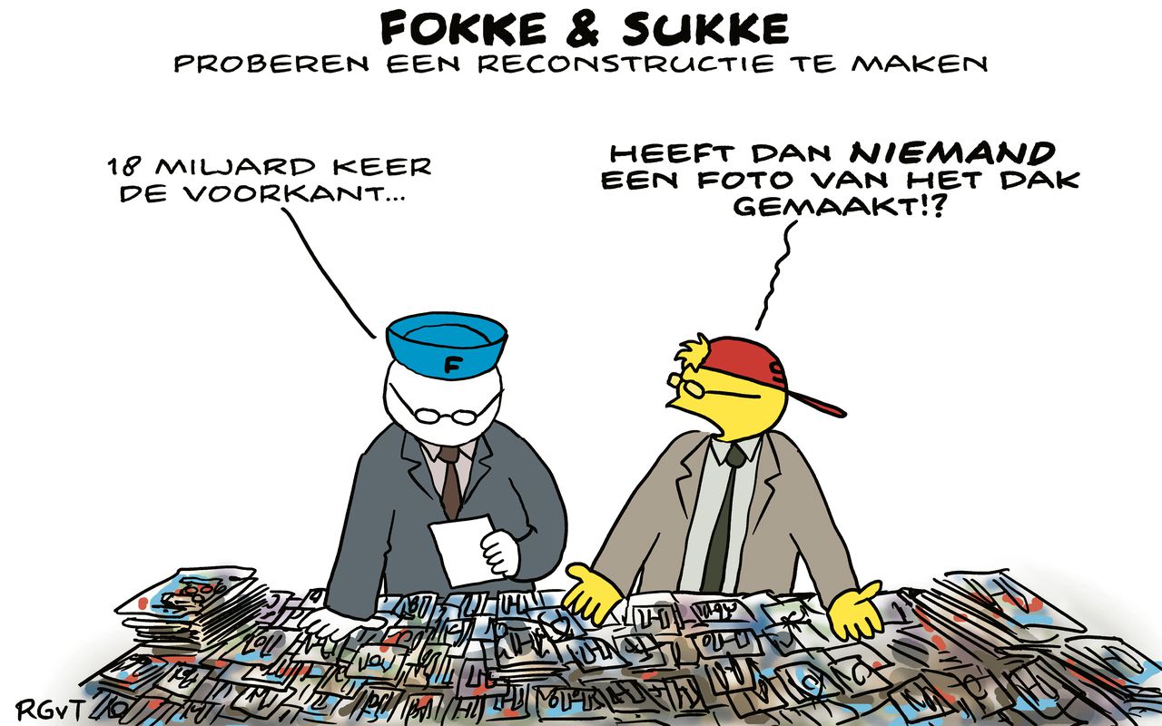 AartDekker: NRC CARTOON: Fokke & Sukke Wanhopig over de Notre Dame