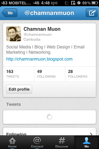 Twitter shows its new profile - ChamnanMuon.com